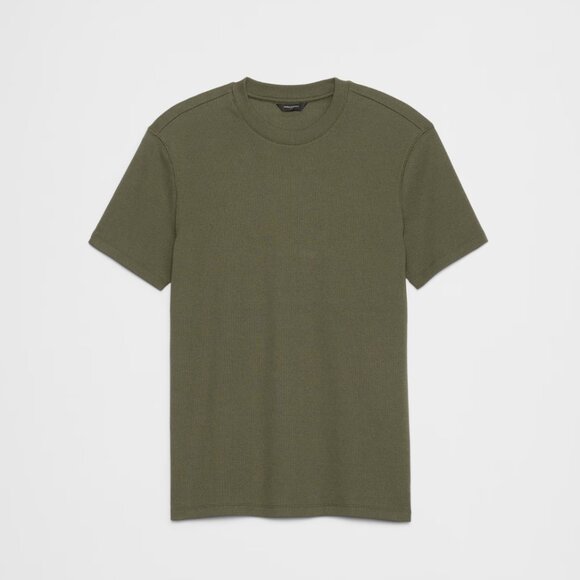 Banana Republic Factory | Shirts | Banana Republic Slim Fit Mini Ribbed ...